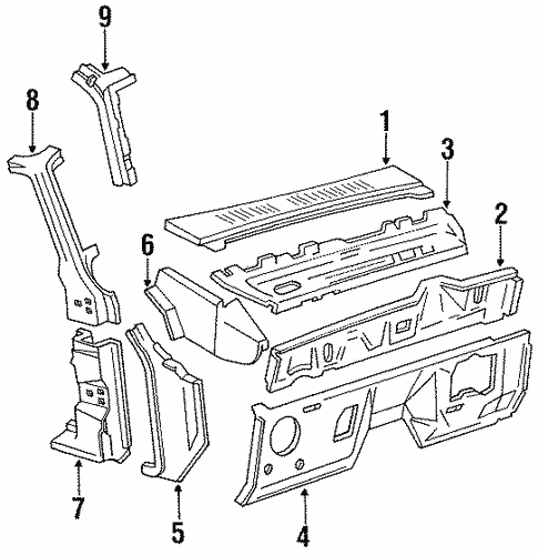 Hinge Pillar for 1992 Ford Ranger | OEM Parts Online