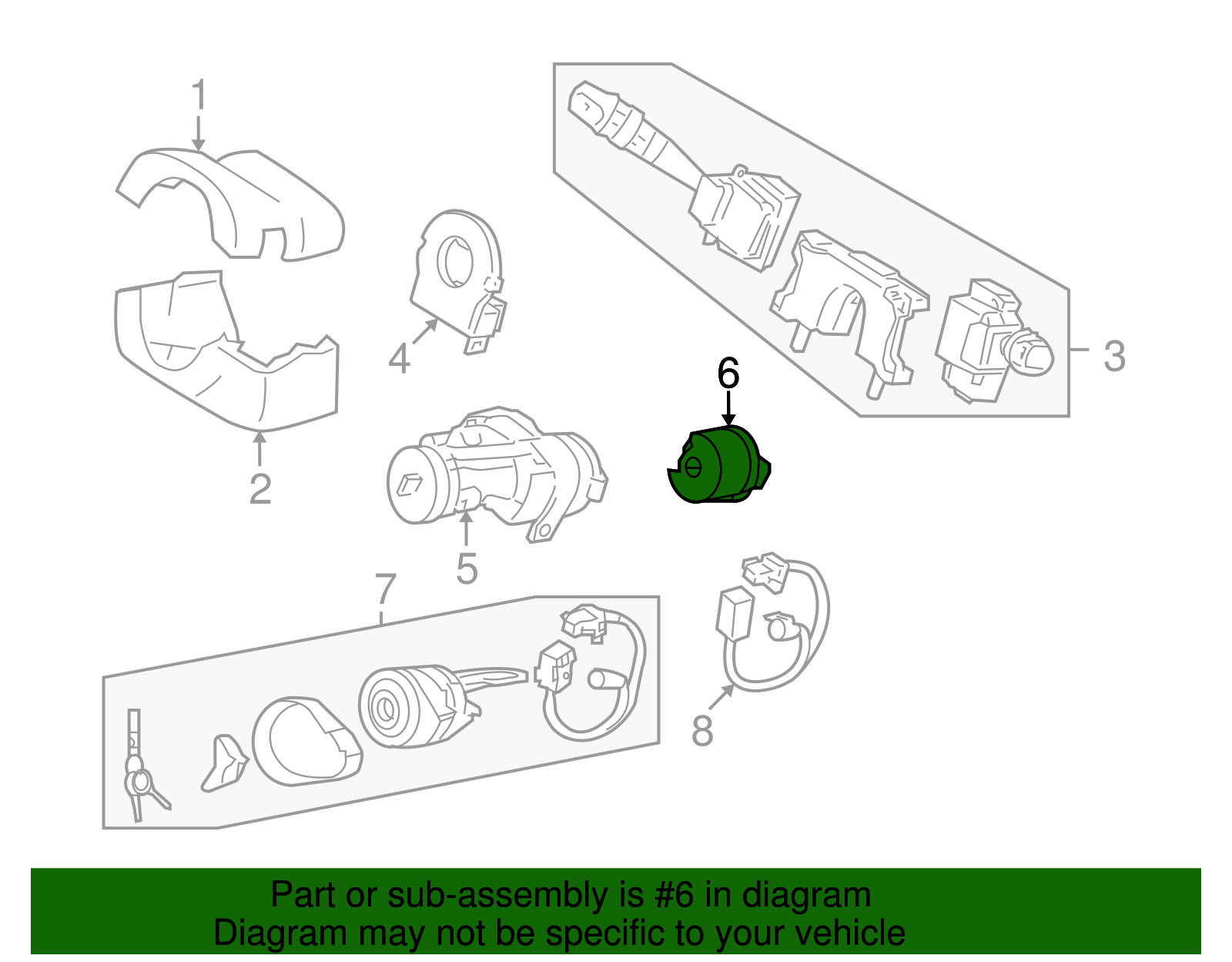 2003-2014 Hyundai Ignition Switch 93110-3A000 | OEM Parts Online