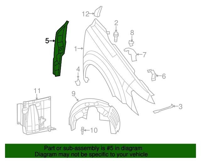 2009-2020 Dodge Journey Rear Seal 05178088AD | Mopar Parts Canada