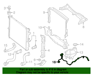 205-501-87-01 - Vent Hose 2019-2023 Mercedes-Benz | Mercedes-Benz USA Parts