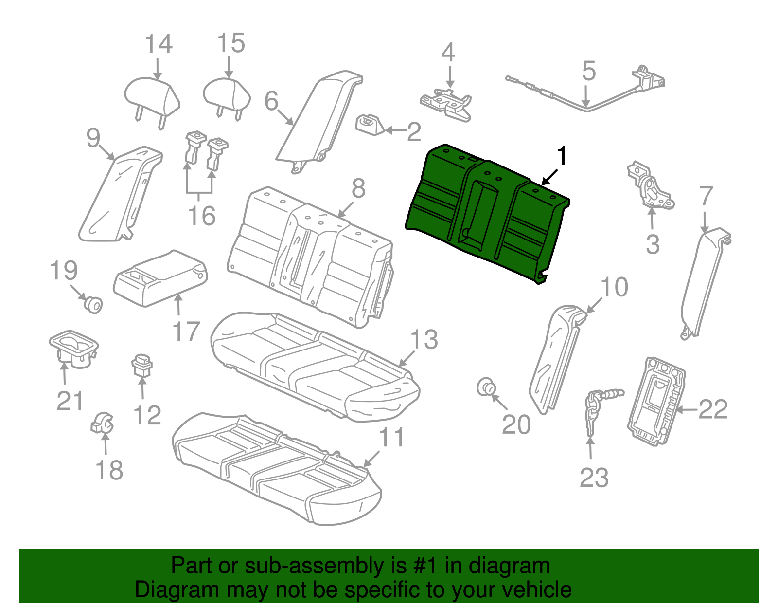 84651-30A-A01ZA - 2023-2024 Honda Accord - Trunk Side Trim | Genuine ...