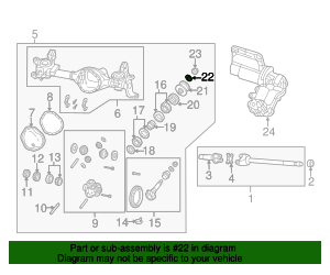 2003-2018 Mopar Yoke Washer 5086703AA | TascaParts.com
