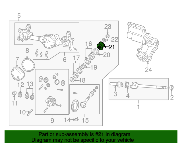 2013-2018 Ram Companion Flange 68214643AA | Mopar Parts Canada