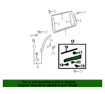 2014-2019 Toyota Highlander Rocker Molding 75075-0E903 | OEM Parts Online