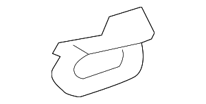 75393-0E010 - 2014-2019 Toyota Highlander - Lower Molding Retainer ...