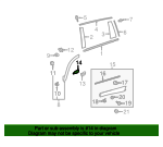 2014-2019 Toyota Highlander Stone Guard 75748-0E010 | Toyota Parts Center