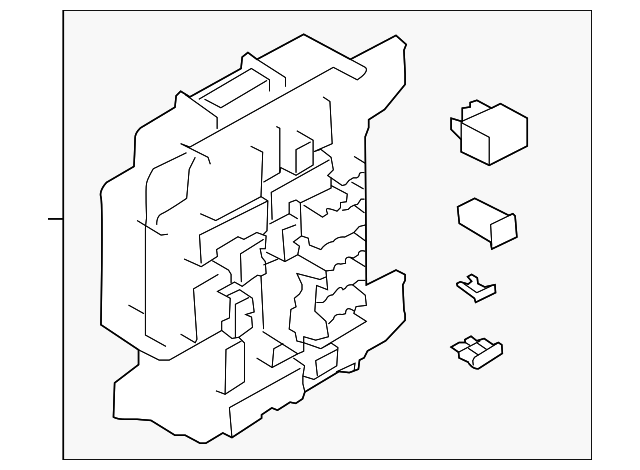 2014-2018 Mitsubishi Junction Block 8637C621 | Mitsubishi Parts Warehouse