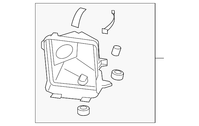 2014-2020 Mitsubishi Outlander Air Cleaner Body 1500A482 | Mitsubishi ...