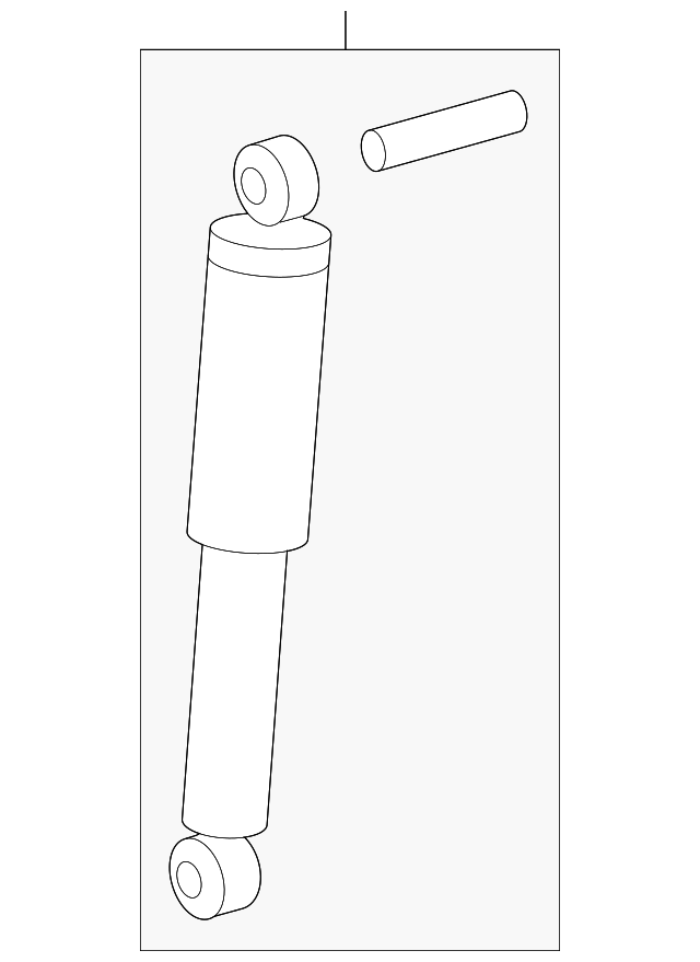 2007-2012 GM Rear Shock Absorber 25822945 GM | GMPartsDirect.com