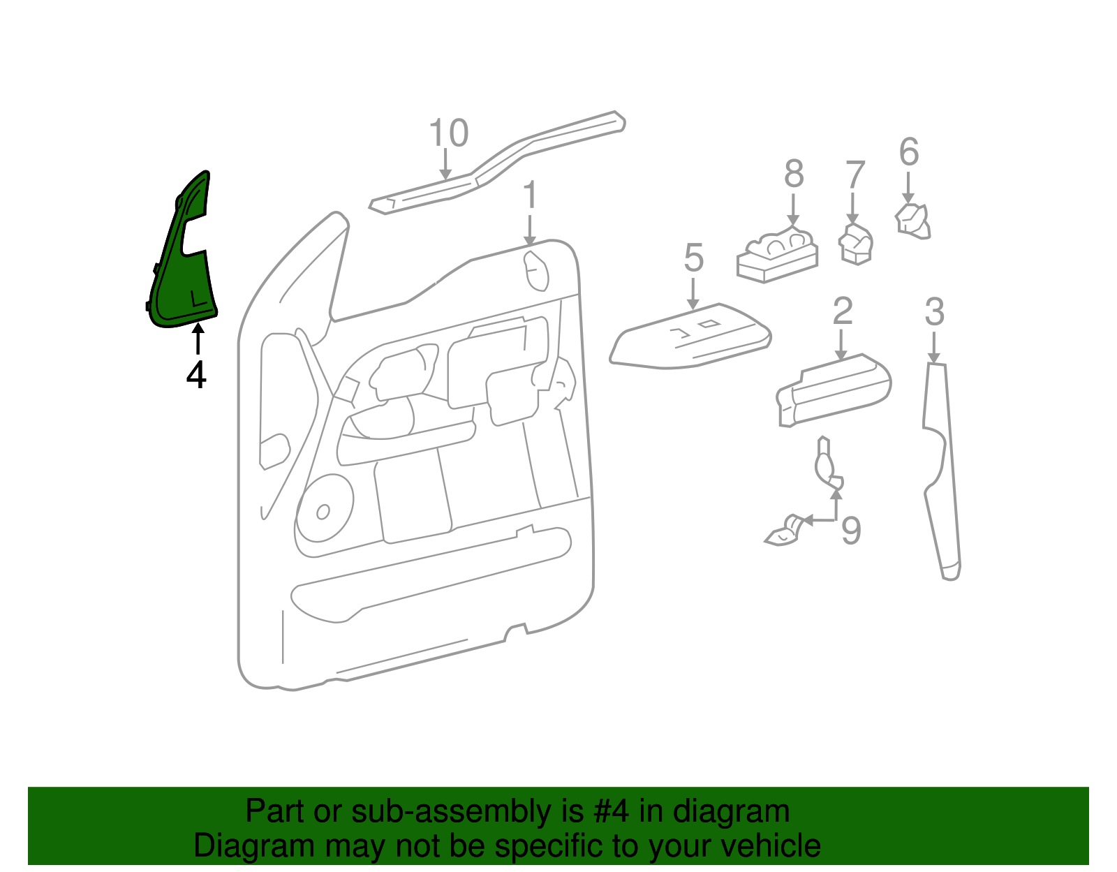 2005-2008 Ford F-150 Speaker Grille 5L3Z-18979-BAA | OEM Parts Online