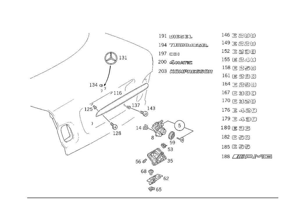 208-758-00-58 - Mercedes Star 1994-2003 Mercedes-Benz | Mercedes-Benz ...