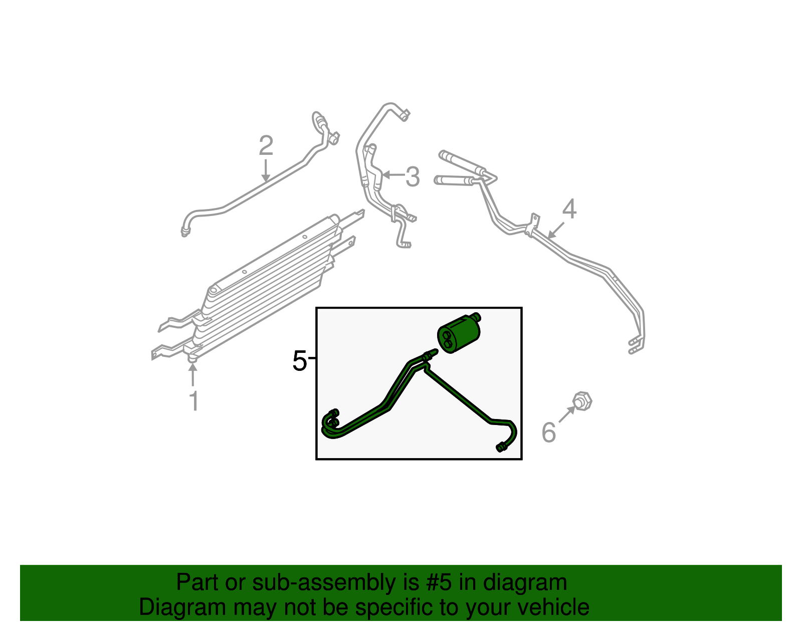 2008-2010 Ford Rear Press Tube 8C3Z-7R081-B | Miracle Ford Parts