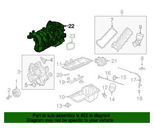 2008-2013 Mopar Intake Manifold 53034229AA | Mopar Parts Canada