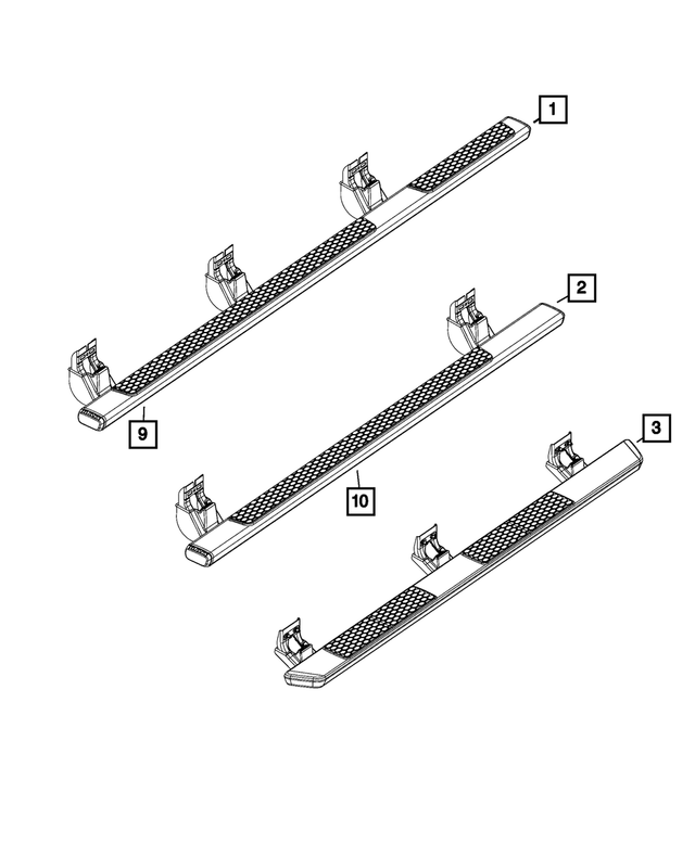 2016-2024 Ram Side Step, Right 68305320AC | Mopar eStore