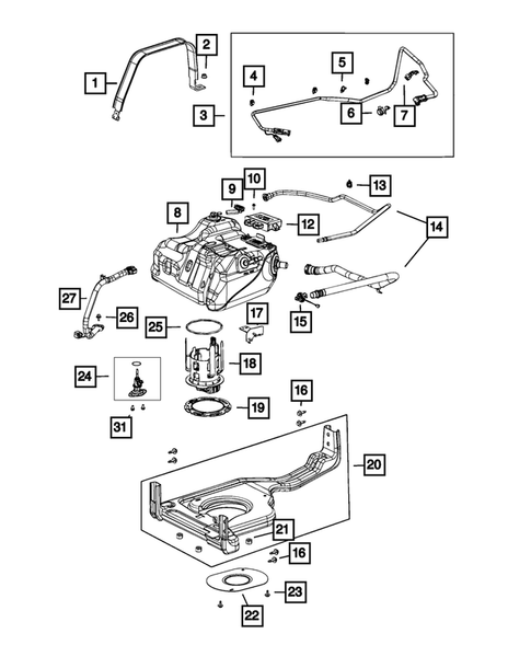 Diesel Exhaust Fluid System for 2023 Ram 2500 | Mopar eStore