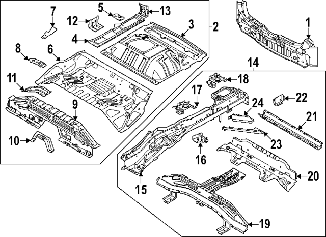 65521-AT500 - Front Panel 2023-2024 Kia Niro | Kia.Parts Store