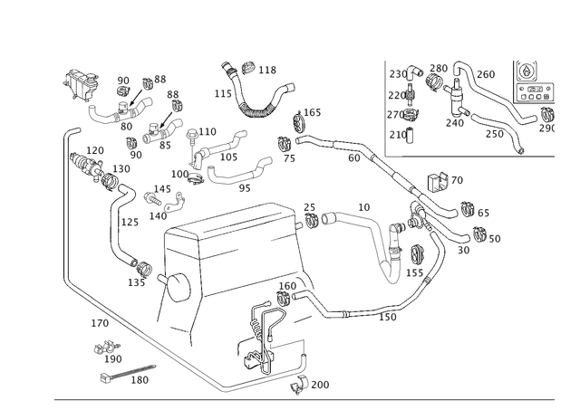 203-830-10-15 - Line 1960-2009 Mercedes-Benz | Mercedes-Benz USA Parts