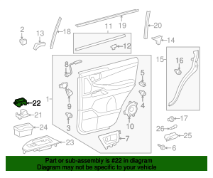 2008-2011 Lexus LX570 Switch Bezel 74273-60030 | OEM Parts Online