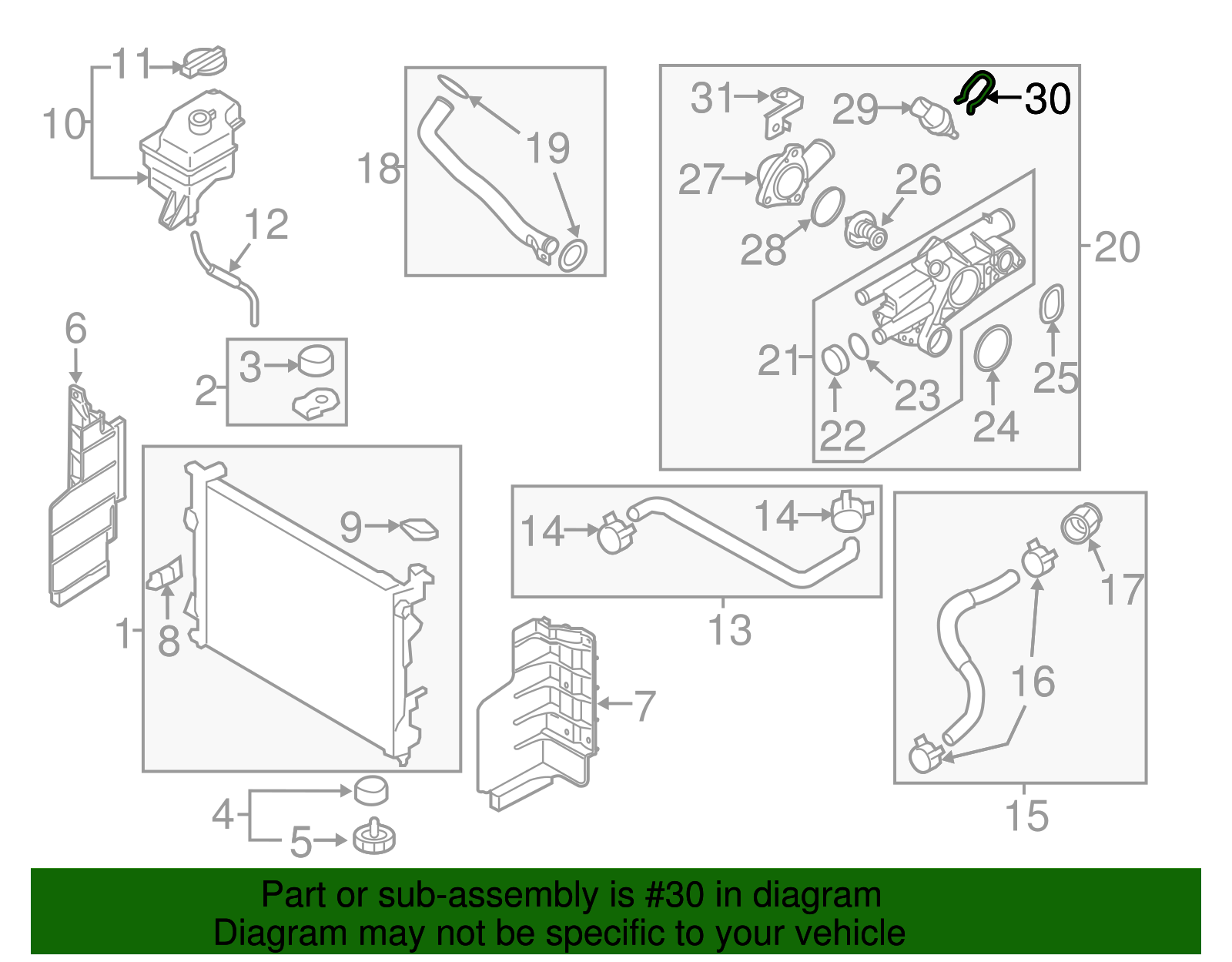 39275-02500 - Temp Sensor Retainer Clip 2008-2022 Kia | Kia.Parts Store
