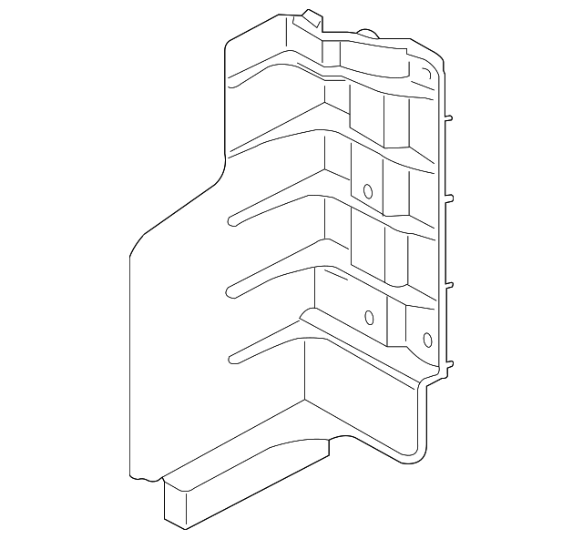 29136-4U000 - Radiator Support Air Deflector 2011-2013 Kia Optima | Kia ...