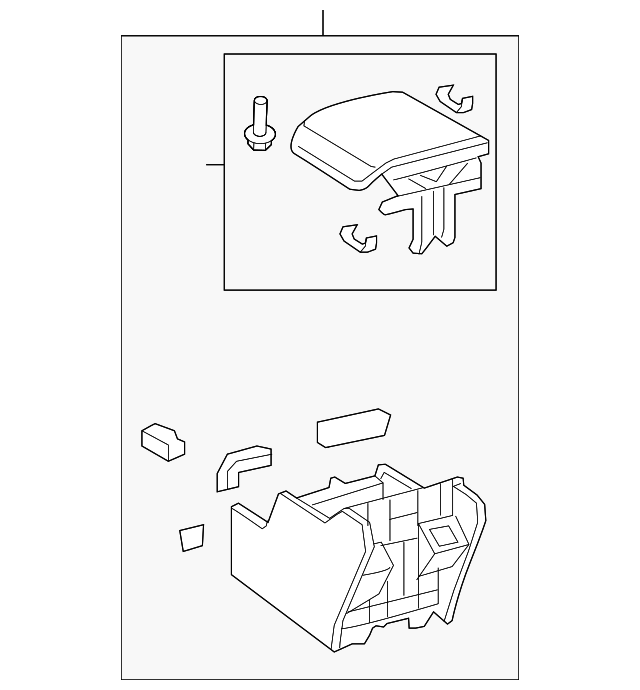 2007-2013 Toyota Tundra Center Console 58910-0C171-C1 | Toyota Parts Center