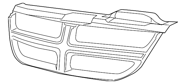 2011-2019 Dodge Journey Grille 1SU84SZ0AC | TascaParts.com