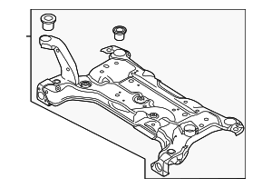 Ford Dealership 2012 Ford Focus Suspension Sub-Frame Cross-Member BV6Z ...