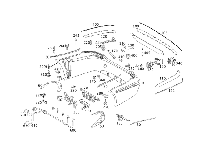 2003-2009 Mercedes-Benz Trim 211-880-04-40 | Mercedes-Benz Parts