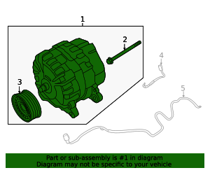 2017-2024 Porsche Alternator 0PB-903-018-B | Sunset Porsche Parts