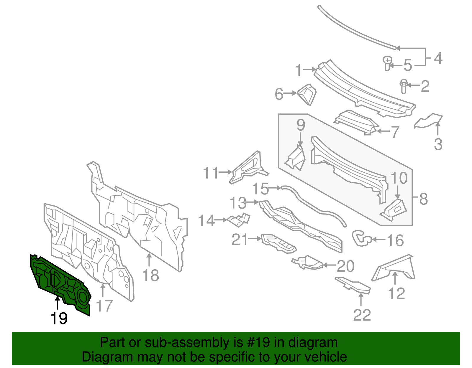 2007-2014 Toyota Insulator 55223-52110 | Toyota Parts Center