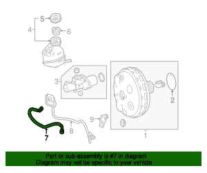 212-430-43-29 - Vacuum Hose 2010-2011 Mercedes-Benz | Mercedes-Benz USA ...