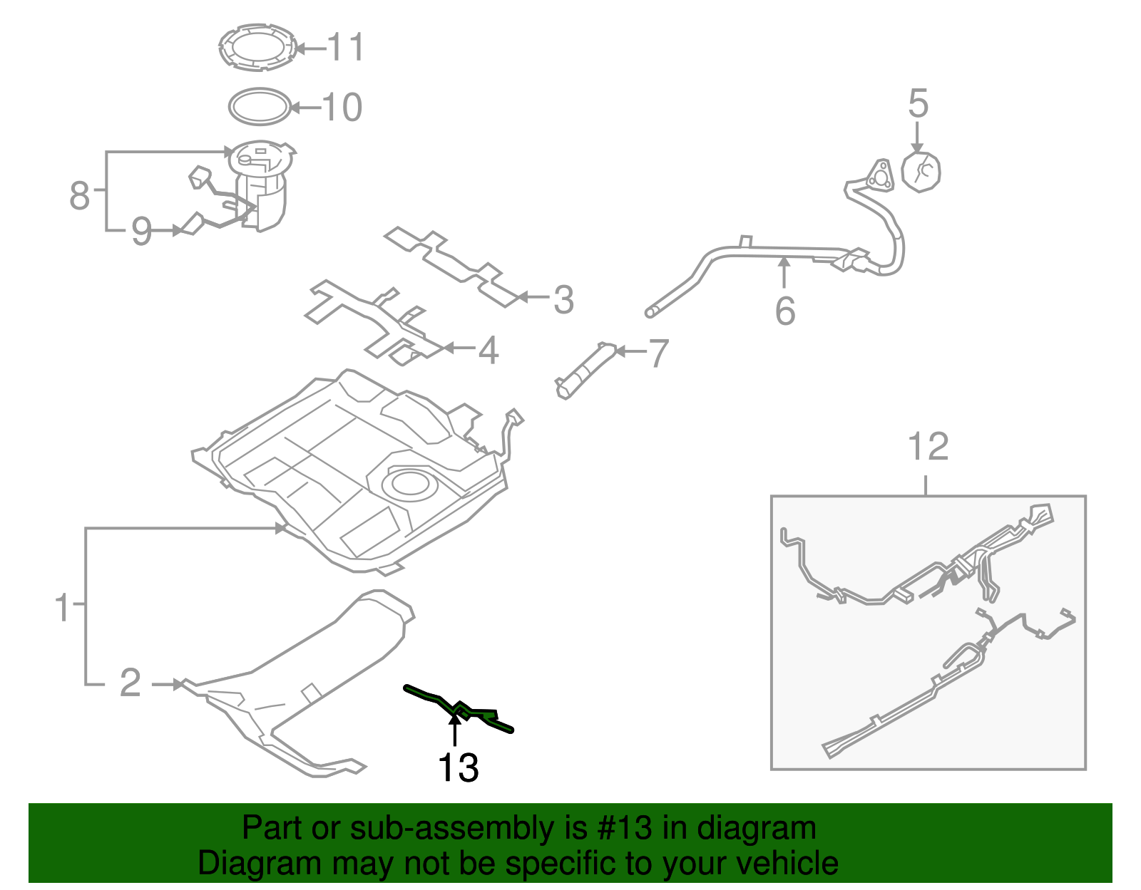 2007-2010 Ford Pipe 7T4Z-9J280-A | Varsity Ford