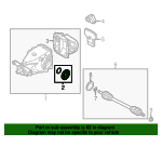 33137596788 - 2012-2021 BMW Drive Axle Shaft Seal (33-13-7-596-788 ...