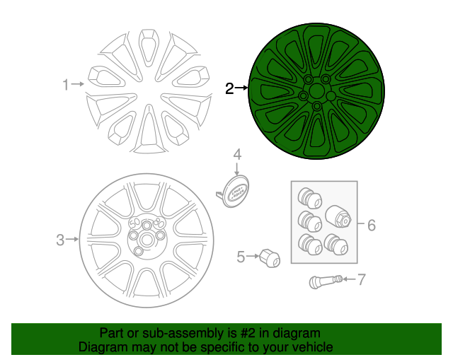 2018-2019 Land Rover Range Rover Wheel, Alloy LR147465 | Express Land ...