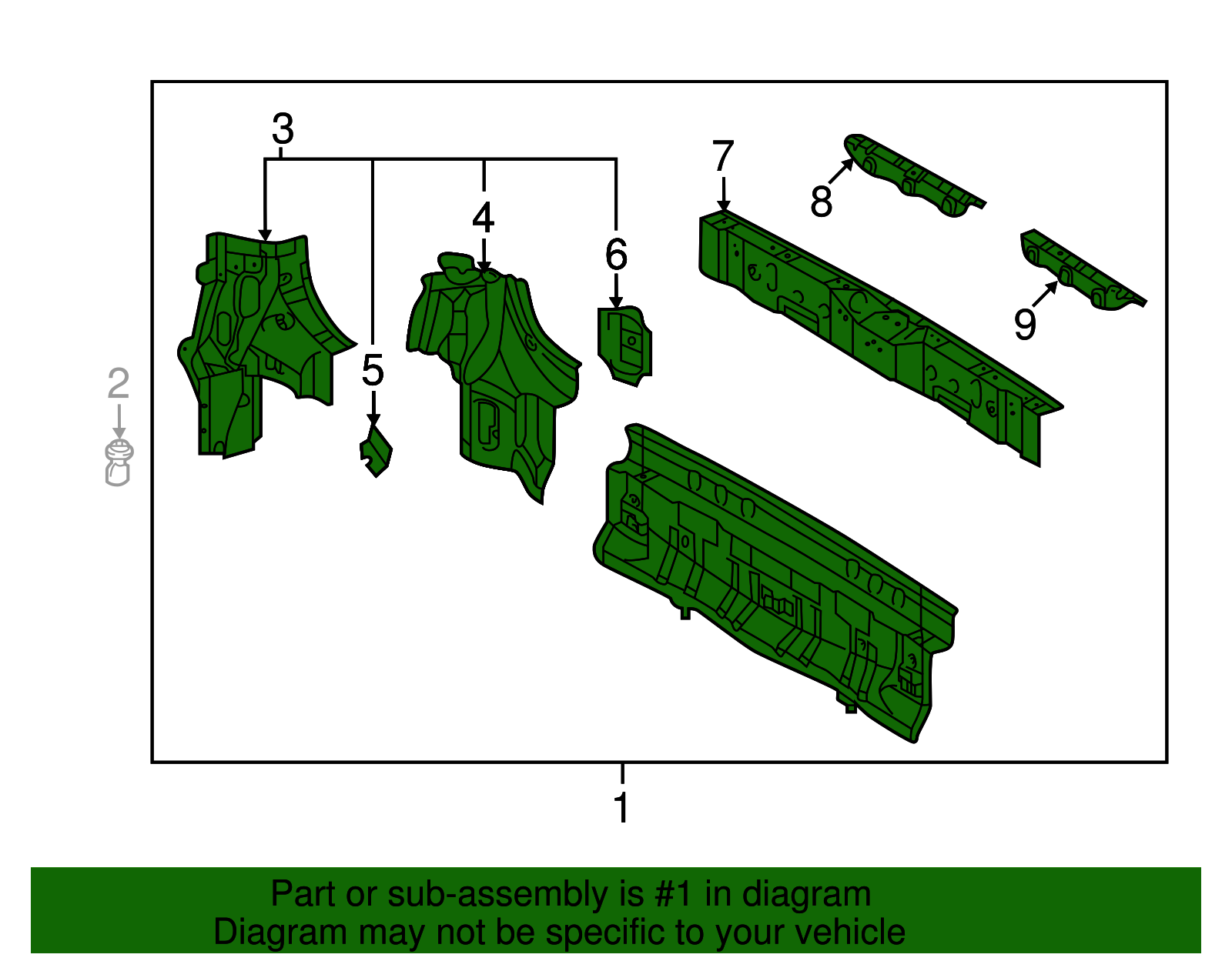 2011-2020 Toyota Sienna Rear Body Panel 58302-08031 | OEM Parts Online