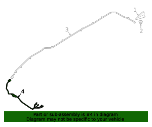 2020-2022 Hyundai Venue Antenna Cable 96220-K2610 | OEM Parts Online