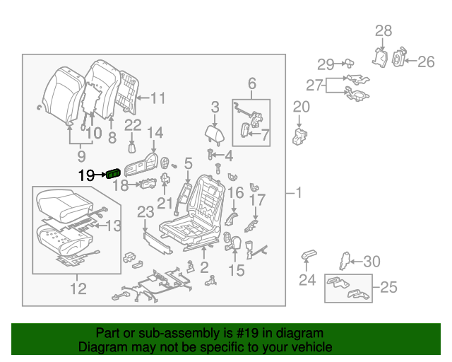 2006-2021 Lexus Knob 84921-0E050-C0 | OEM Parts Online