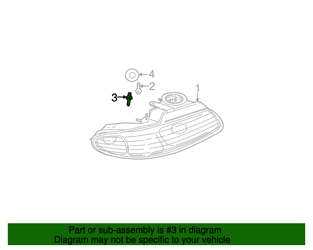 2001-2023 Mopar Headlamp Bulb 68604855aa | TascaParts.com