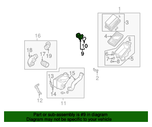 22680-5J000 - Mass Air Flow Sensor 1998-2000 Nissan Pathfinder ...