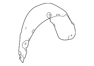 207-690-28-30 - Quarter Panel Splash Shield 2010-2017 Mercedes-Benz ...