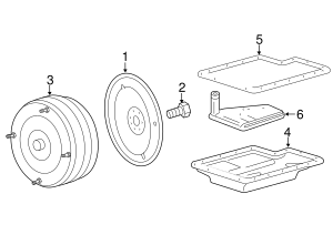 Genuine OEM Ford Part - Automatic Transmission Torque Converter BR3Z ...