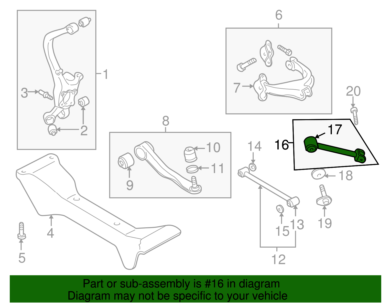 55270-38000 - Trailing Arm 2001-2006 Kia Optima | Kia.Parts Store