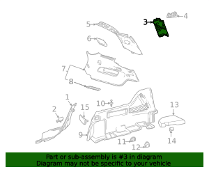 247-690-33-00-9051 - Upper Trim 2020-2021 Mercedes-Benz GLB 250 ...