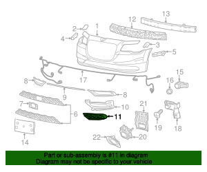 2015-2020 Chrysler 300 Lamp Cover - Passenger Side (RH) 68235736AB ...