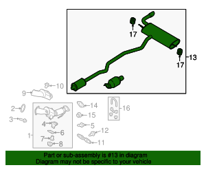 2017-2020 Ford Fusion Catalytic Converter HS7Z-5F250-D | QuirkParts