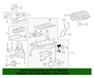 2014-2020 GM Oil Cooler Adapter Gasket 12623359 GM | GMPartsDirect.com