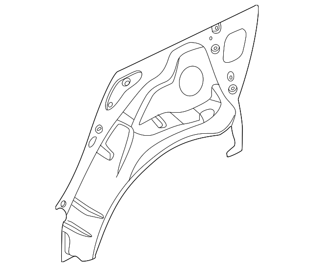 2020-2021 Nissan Versa Outer Wheelhouse G6712-5EFMA | TascaParts.com