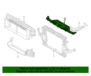 Genuine Cover Assembly Radiator Grille Upper for 2021-2024 Genesis GV80 ...