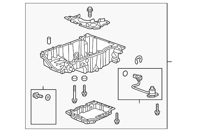 2013-2016 GM Engine Oil Pan 12654316 GM | GMPartsDirect.com