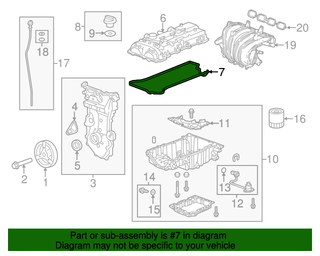 2013-2023 GM Multi-Purpose Gasket 94040323 GM | GMPartsDirect.com